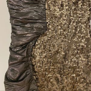 LaRok | Dresses | Promhomecoming Dress Larok Luxe Sequin Gold Small ...
